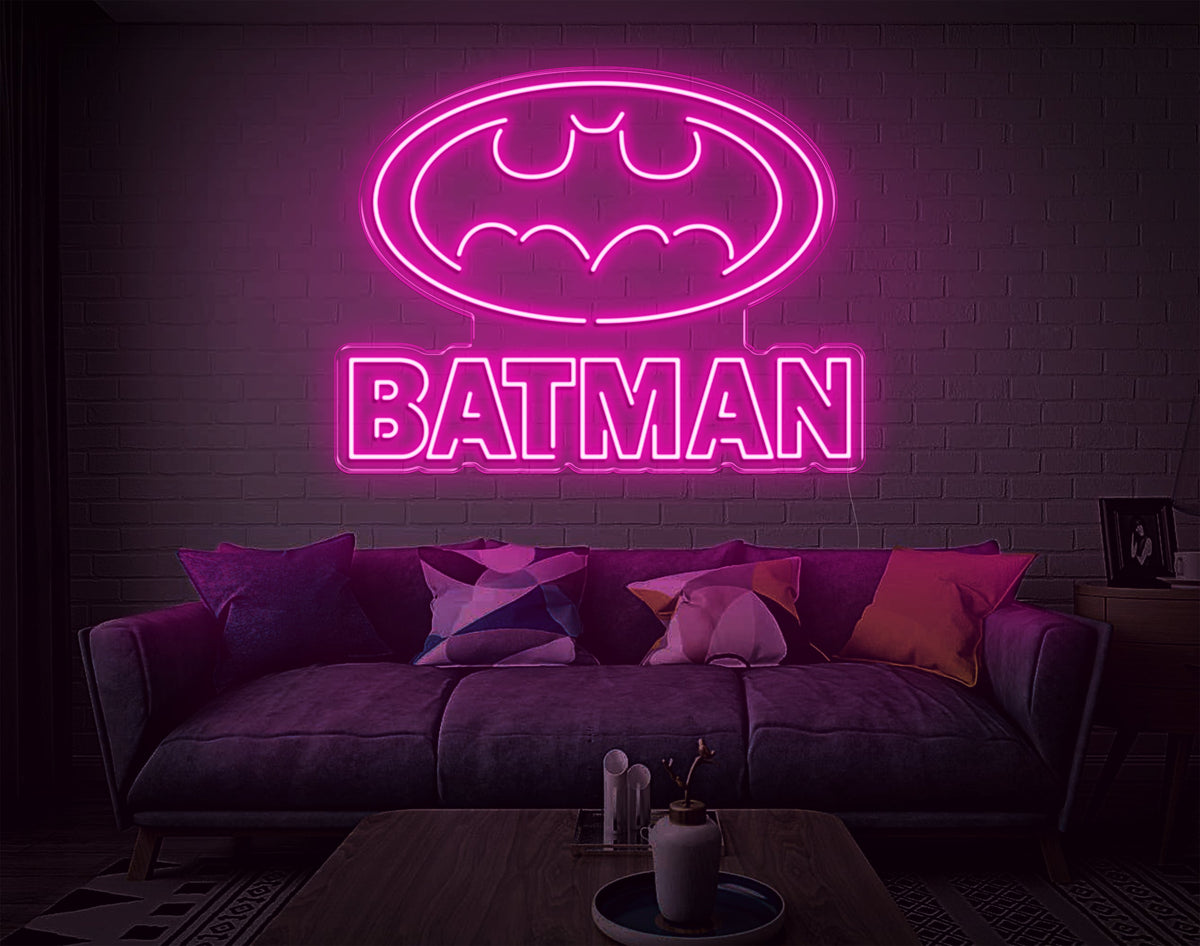 Batman Logo Neon Sign