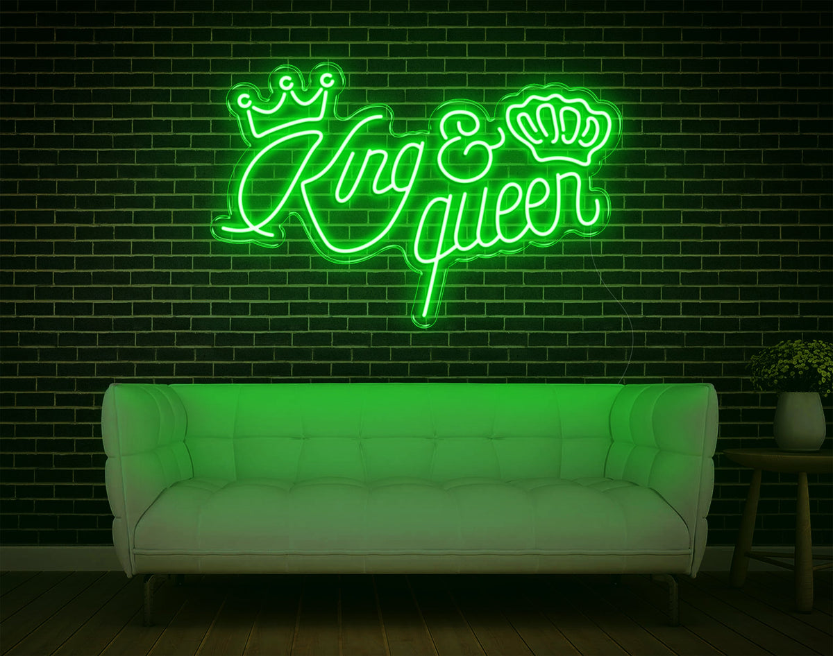 King & Queen Neon Sign